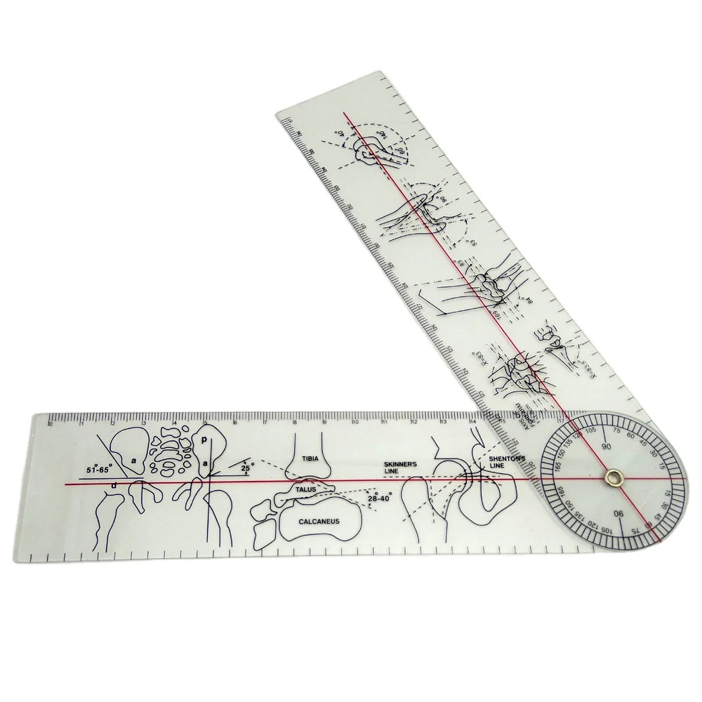 Medical ruler, limb angle, ulnar joint angle, ulnar joint angle ...
