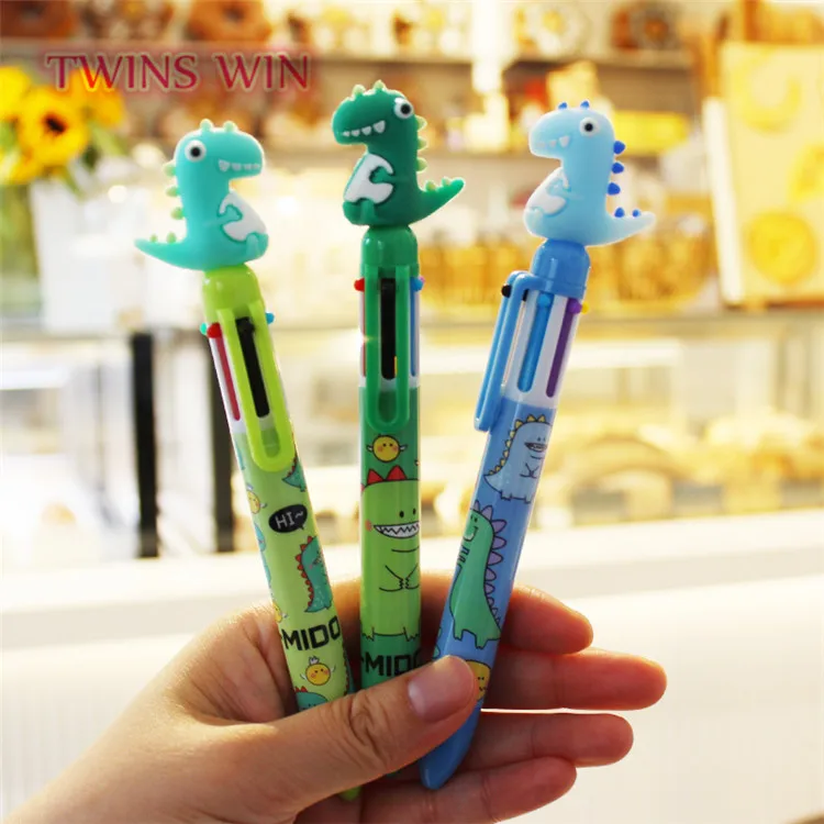 Ballpoint Pens 6 Colors In 1 Pens Multi Color Ball Pens Kids Gift ...