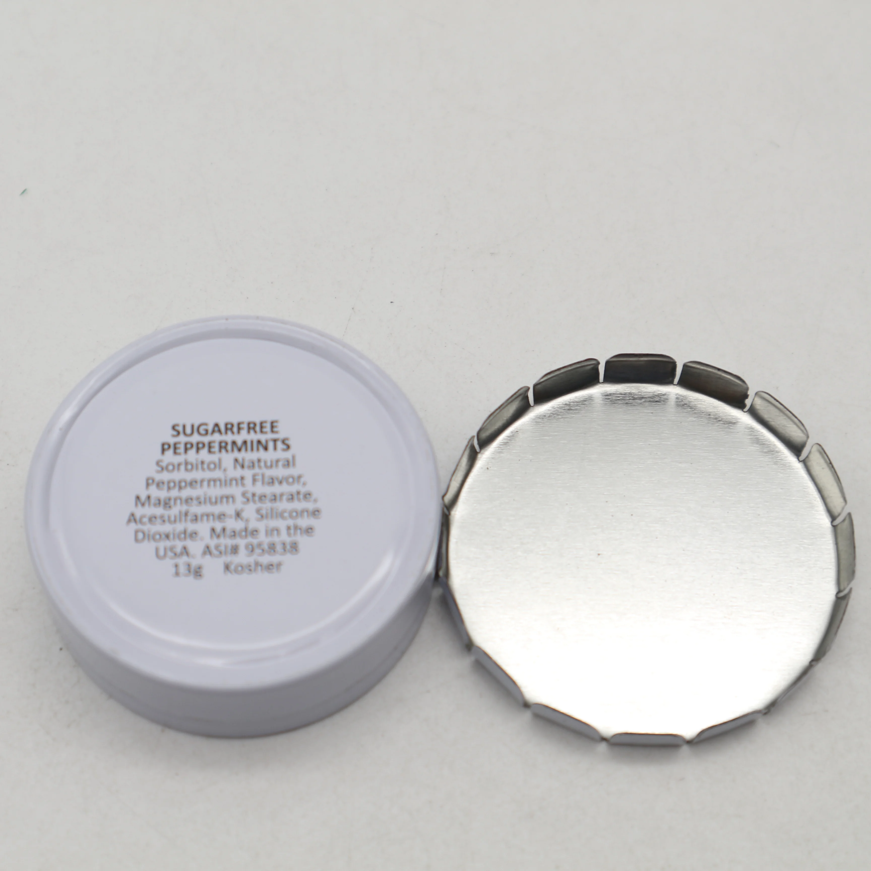 Candy Mints Round Click Clack Tin Box Lip Balm Mini Click Clack Tin ...