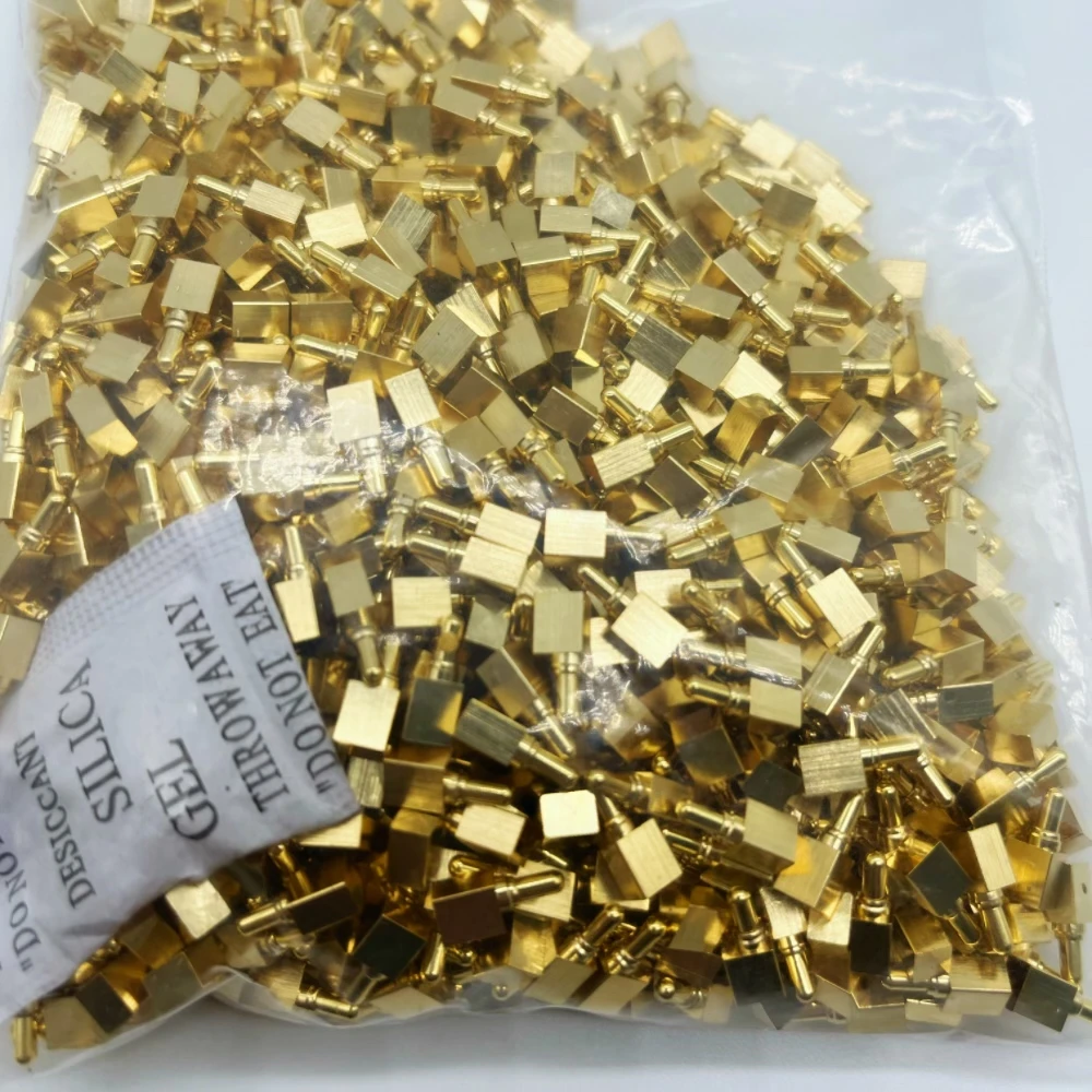 6pin Female Pogo Pin Connector And Spring Contact Connector For Smd Pcb ...