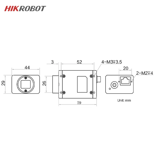 Hikrobot Mv-ch250-90gc Global Shutter 4.5fps 1.1" Cmos 25mp High Pixel ...