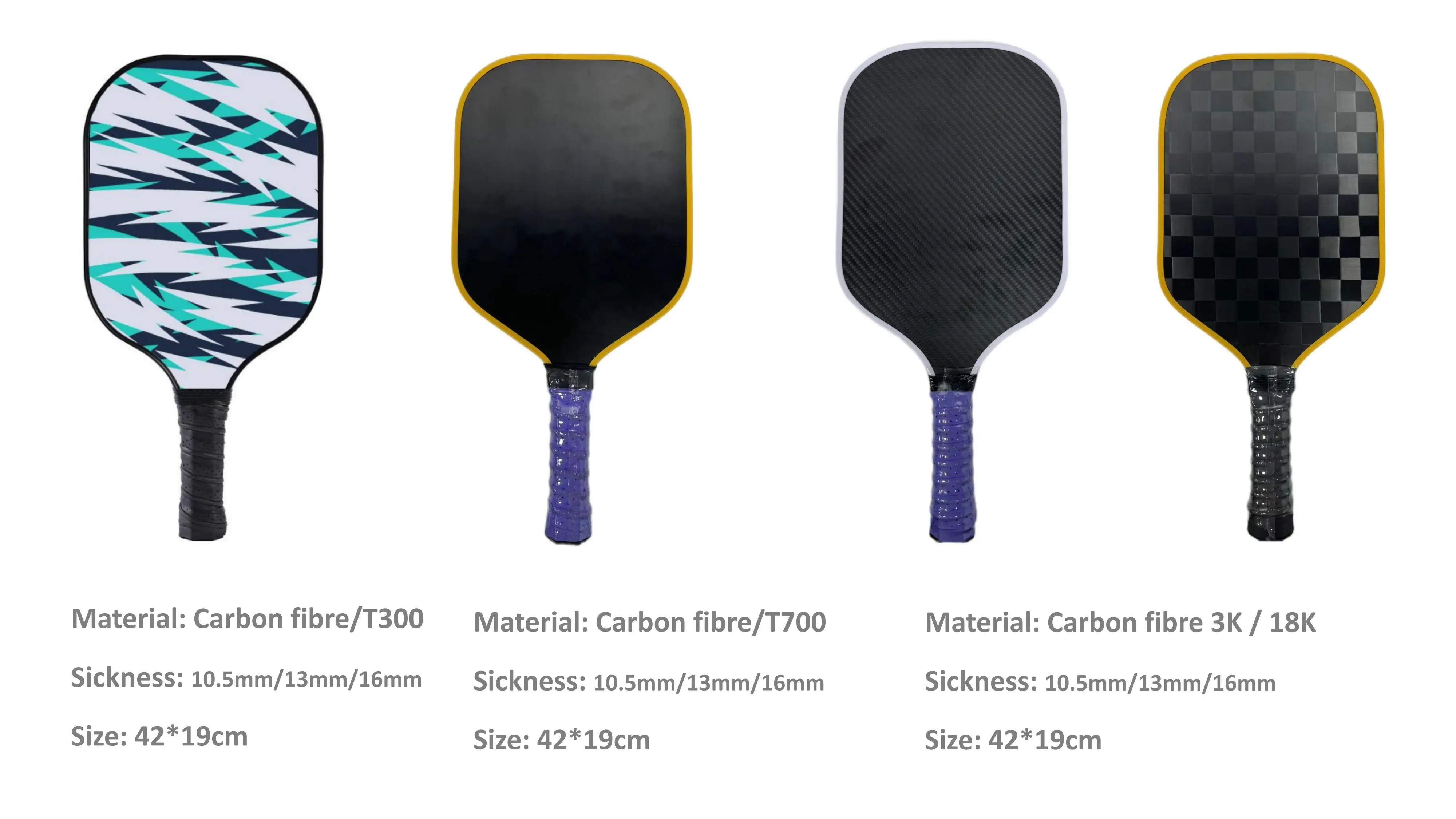 Pickleball Racket Factory Supply Custom Logo OEM Available Red 2 Packs ...