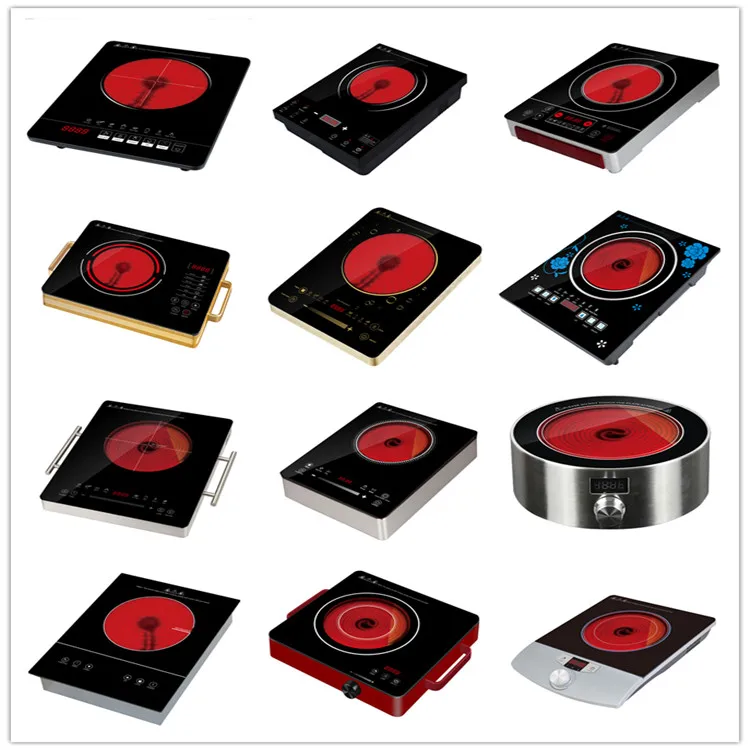 Professional Supply Black Crystal Glass Solar Induction Cooker Made In ...