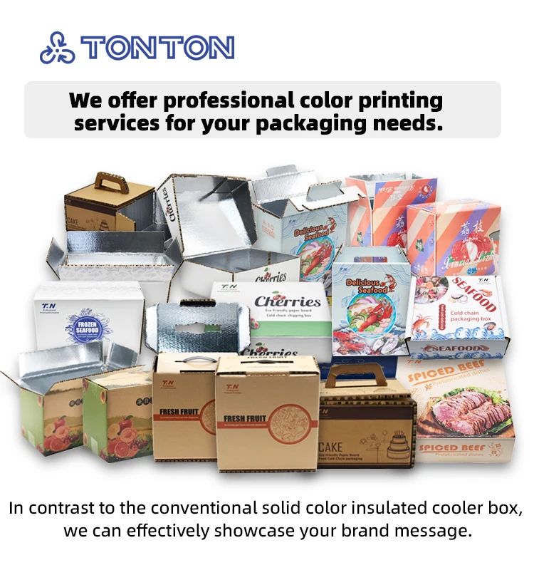 Insulated Food Cooler Packaging - Perfect for Frozen Shipping