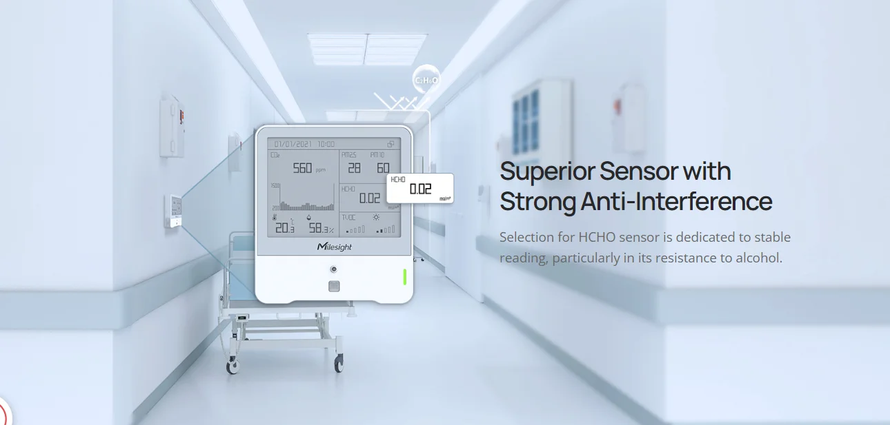 Milesight Am308 Lorawan Smart Home Iot Air Temp Pir Motion Sensor Alarm ...