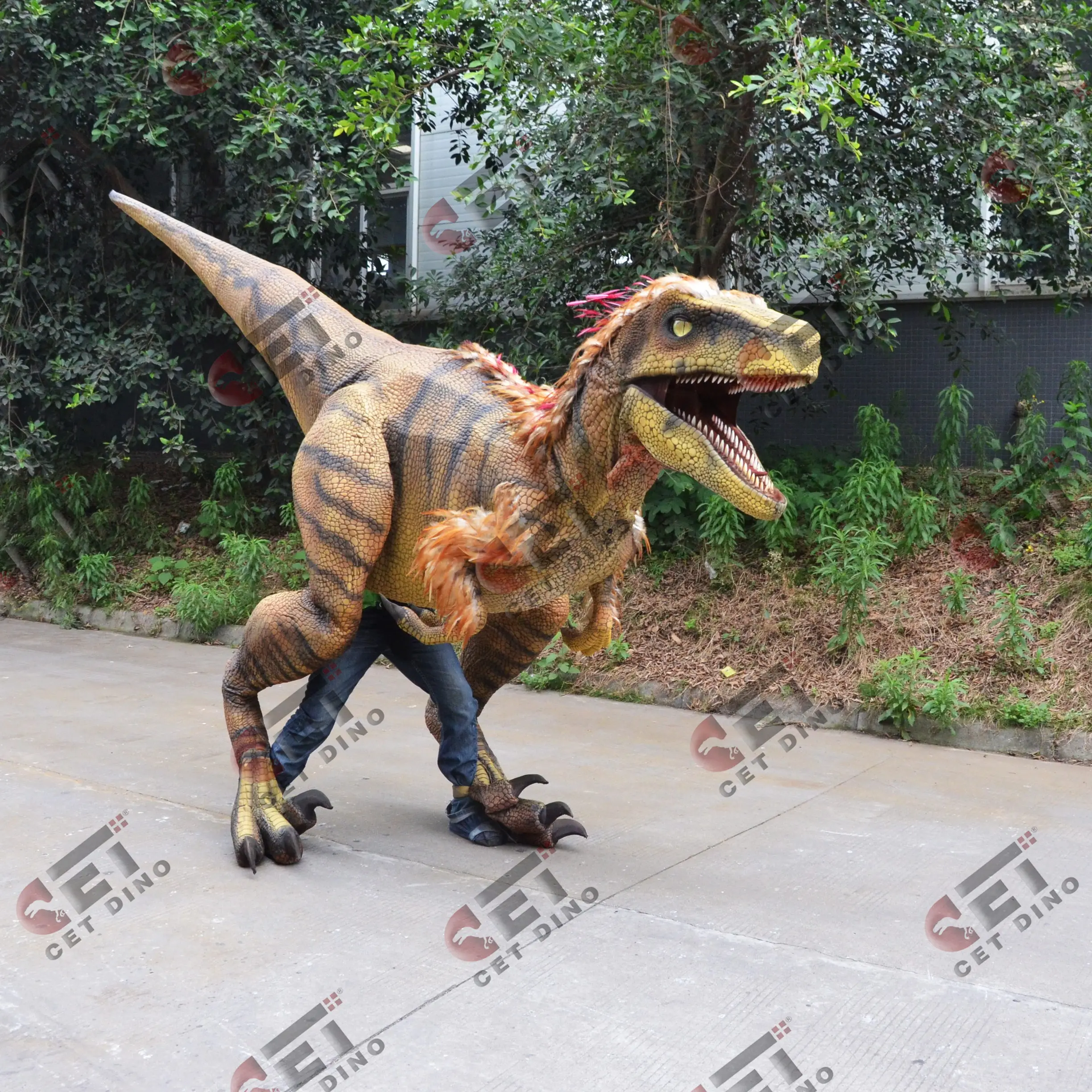 Life-Size Animatronic Customized Simulation Dinosaur Costume for ...