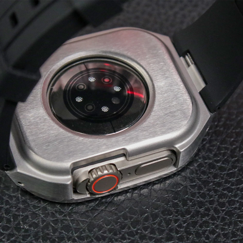 New Design 49mm Bumper Protective Cover Smart Watch Case Rubber Strap ...