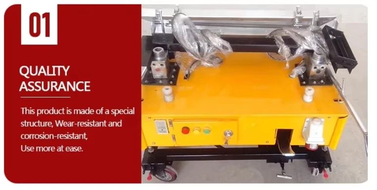 Automatic Wall Plaster Machine - High Efficiency & Quality
