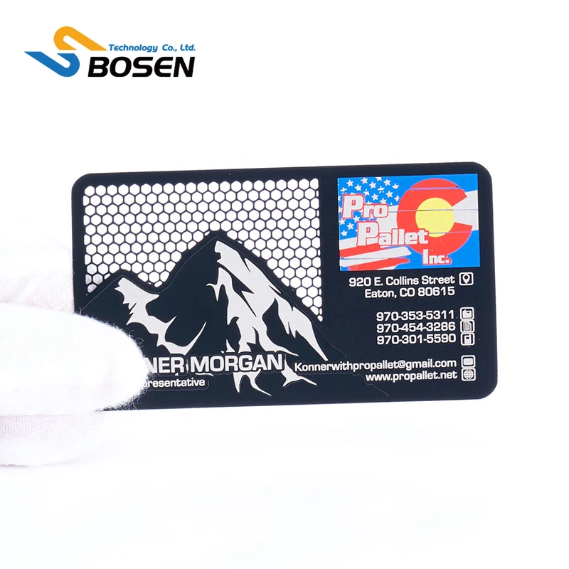 NFC Metal Card High Quality Luxury Matte Black Stainless Steel Blank ...