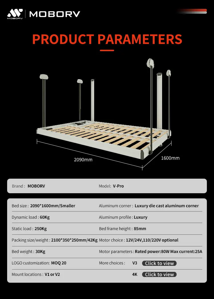 2025 Hot Sales Moborv Custom-Made 12V 24V Motorhome Kits