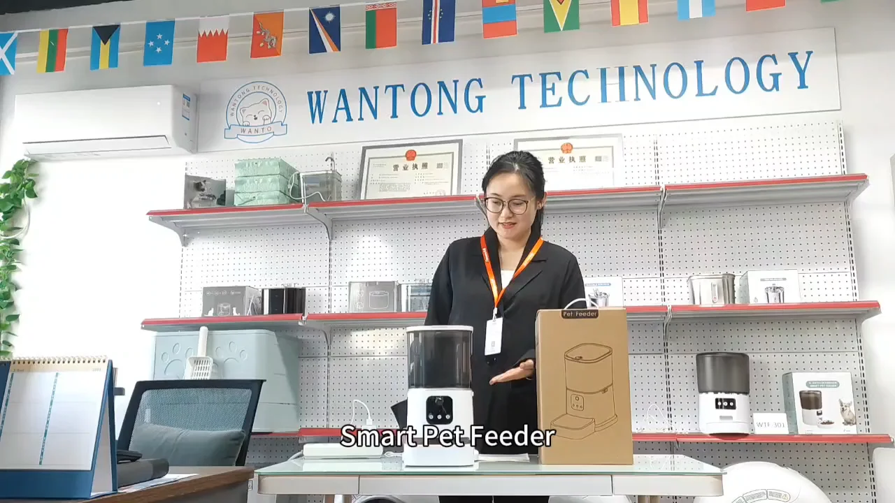 6l Cat Feeder Smart Automatic Wifi Pet Feeder Electric Auto Pet Food ...