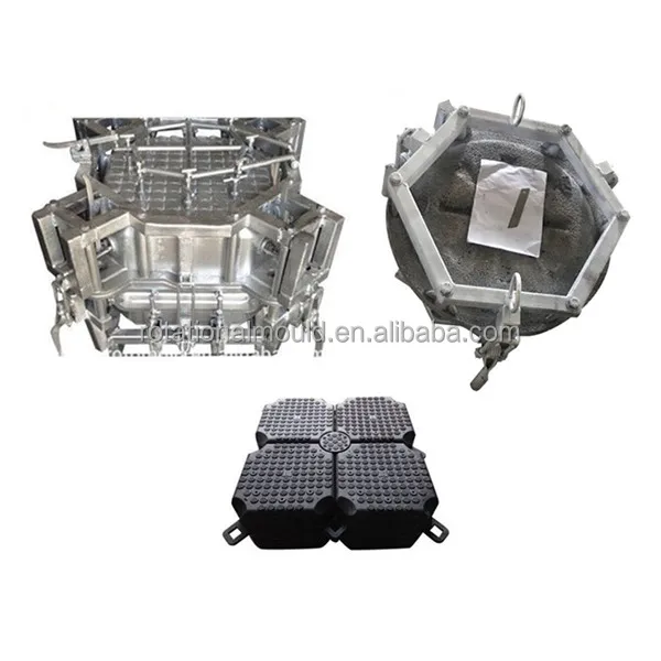 Rotomolding Mold - Plastic Black Floating Pontoon Case