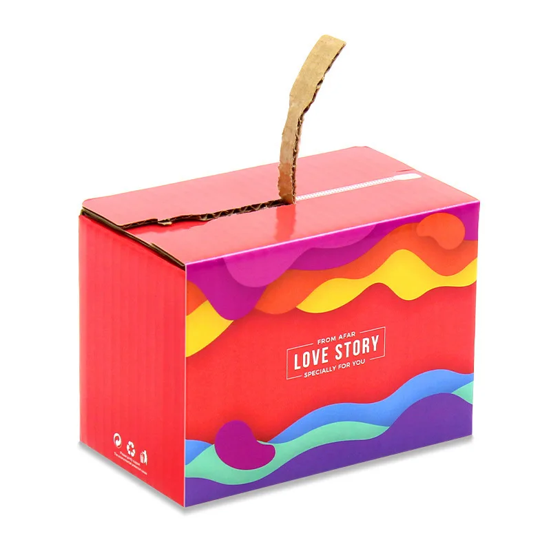 Luxury Corrugated Cardboard Zipper Tear Strip Shoes Clothing Packaging ...