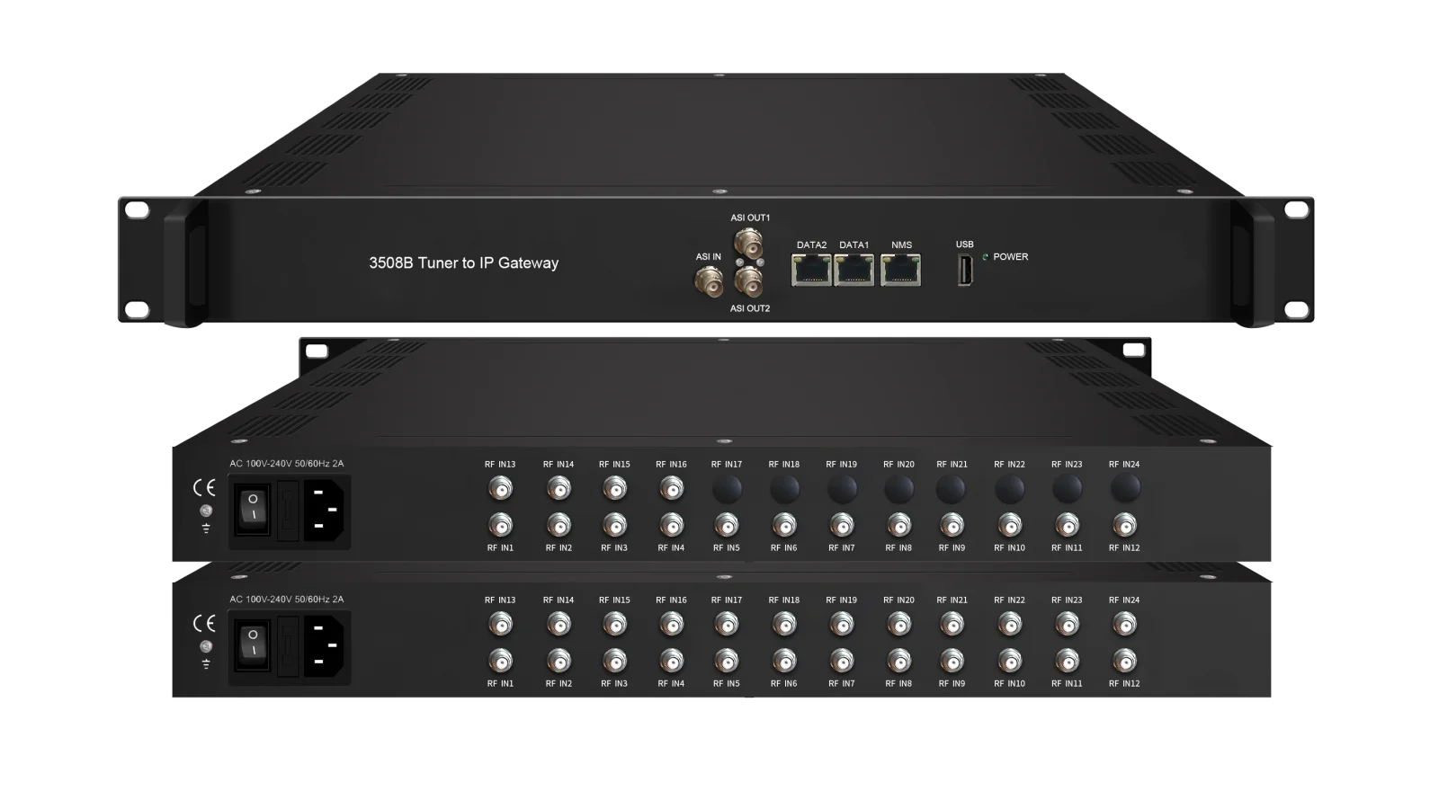 16in1/24in1 Tuner To Ip Gateway Server Dvb-s/s2 Support 8/16/24 Fta ...