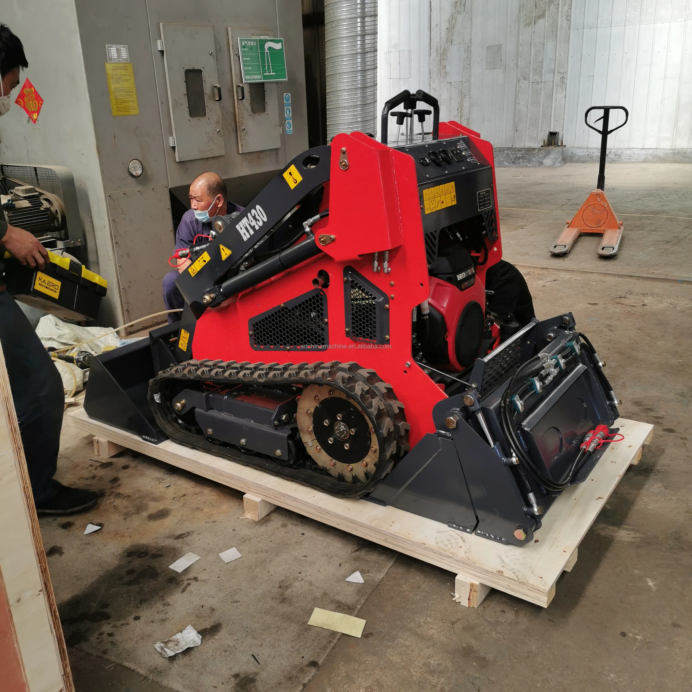 Multi Function Diesel Mini Skid Steer Loader Bfs480 1ton 500kg Small Wheel/crawler Skid Steer ...