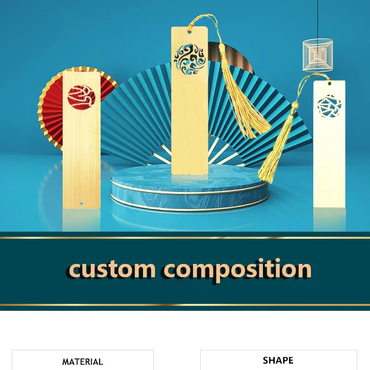 Factory Custom Made Plain Magnetic Book Marks Magnet Sublimation ...