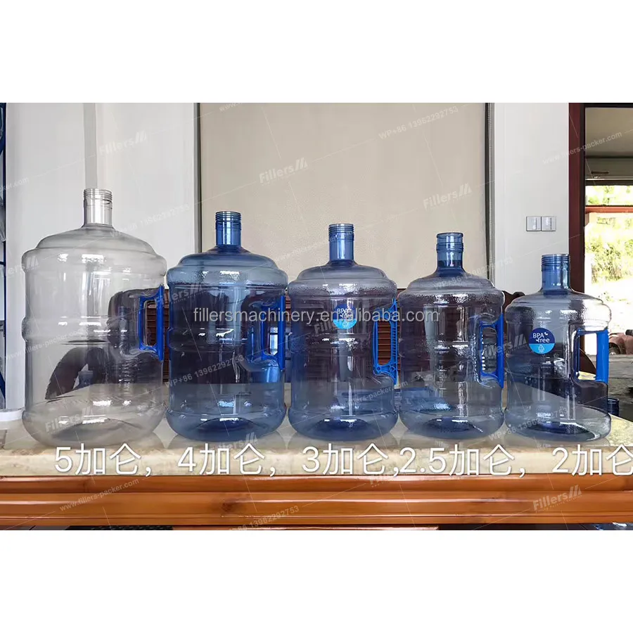 5 Gallon 5gallon Semi Automatic Auto Water Oil Plastic Pet Bottle Blower Molding Machine - Buy ...