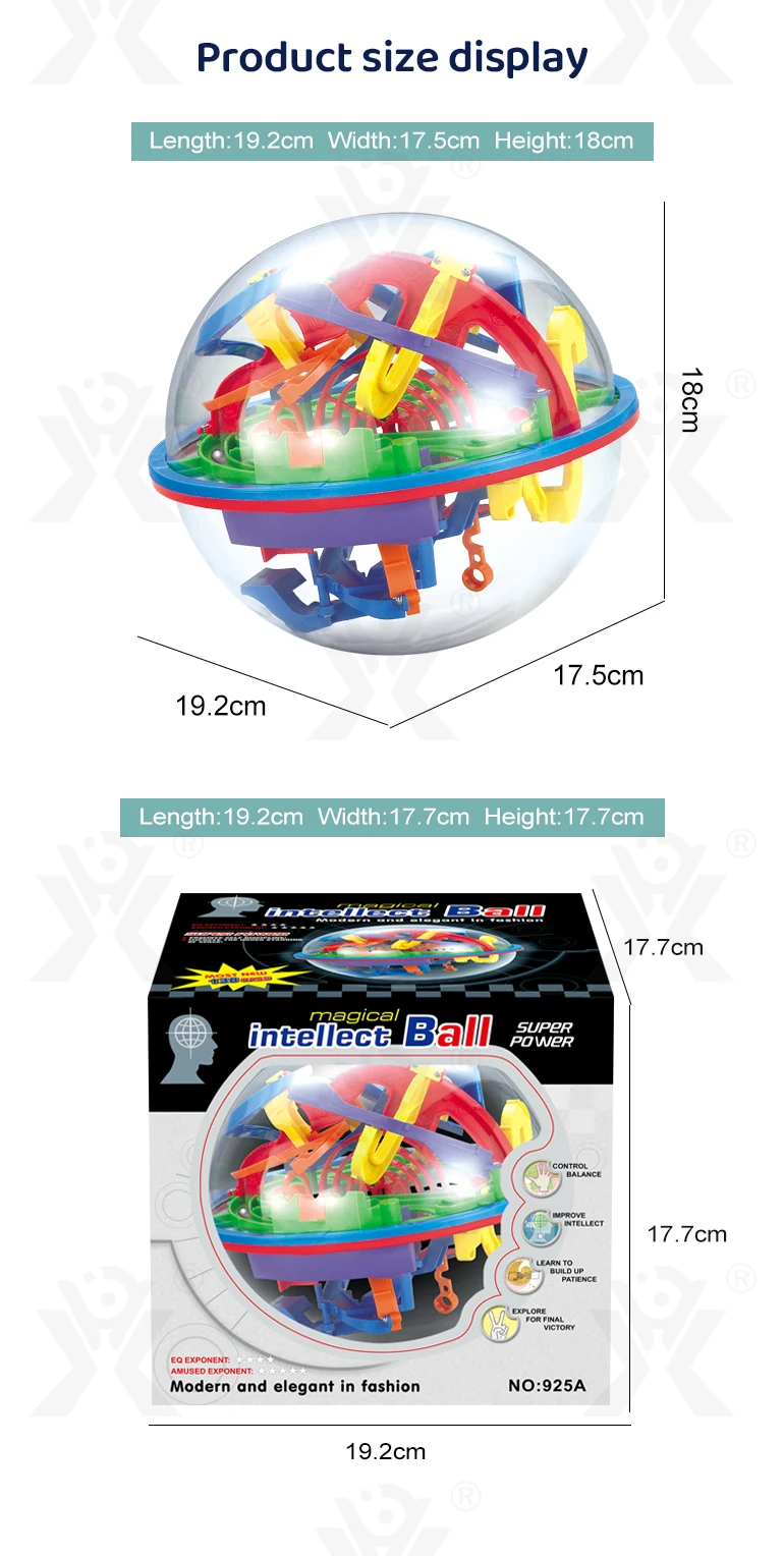 Chengji Magical Intellect Ball Children Early Educational 138 Steps ...