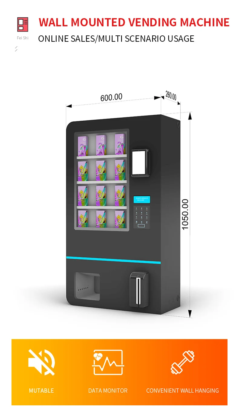 Container Retail Vending Machine Supplement Vending Machines For Snacks ...