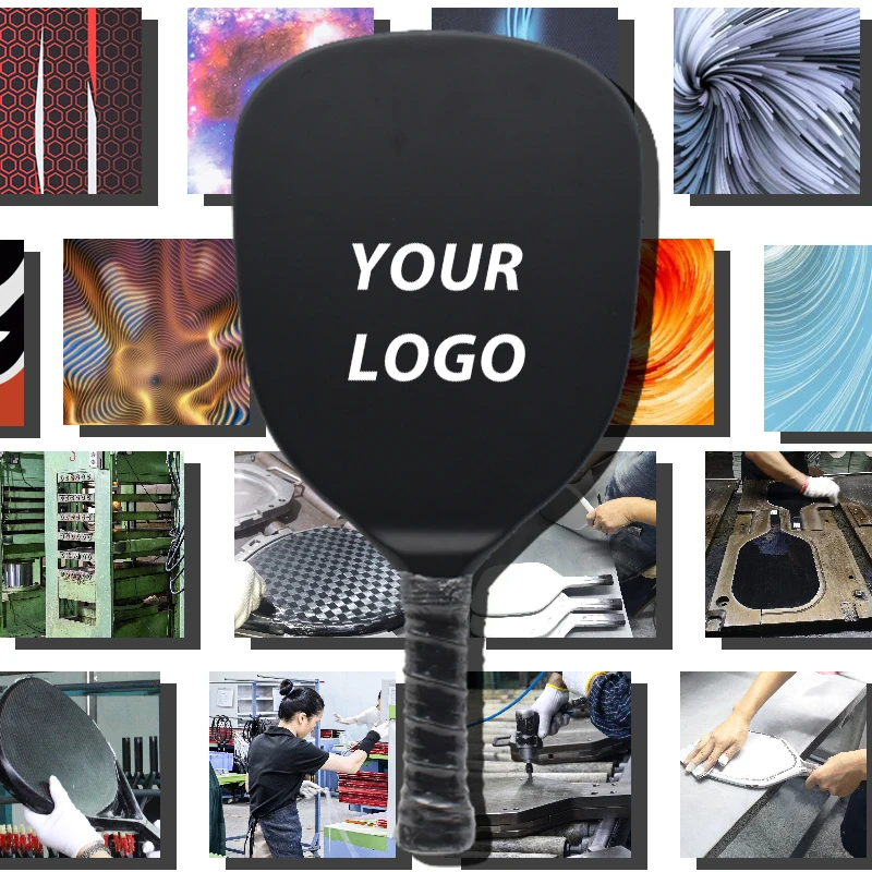 Premium Cold Laminating Pickle Rackets T700 Woven 18k Carbon Fiber ...