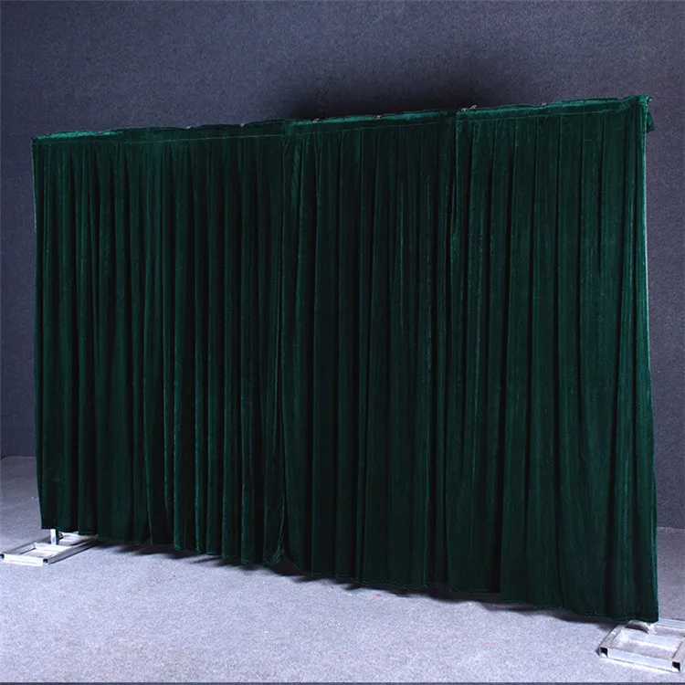 Luxury Stage Backdrop - Red Velvet Curtain for Events