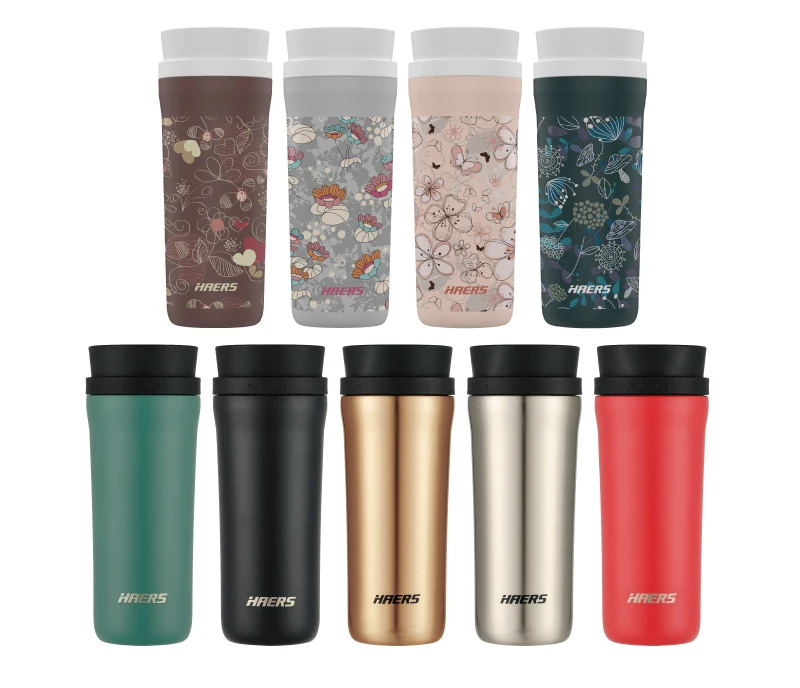HAERS 2024 New Design Patent 480ml Stainless Steel Vacuum Flask Custom ...