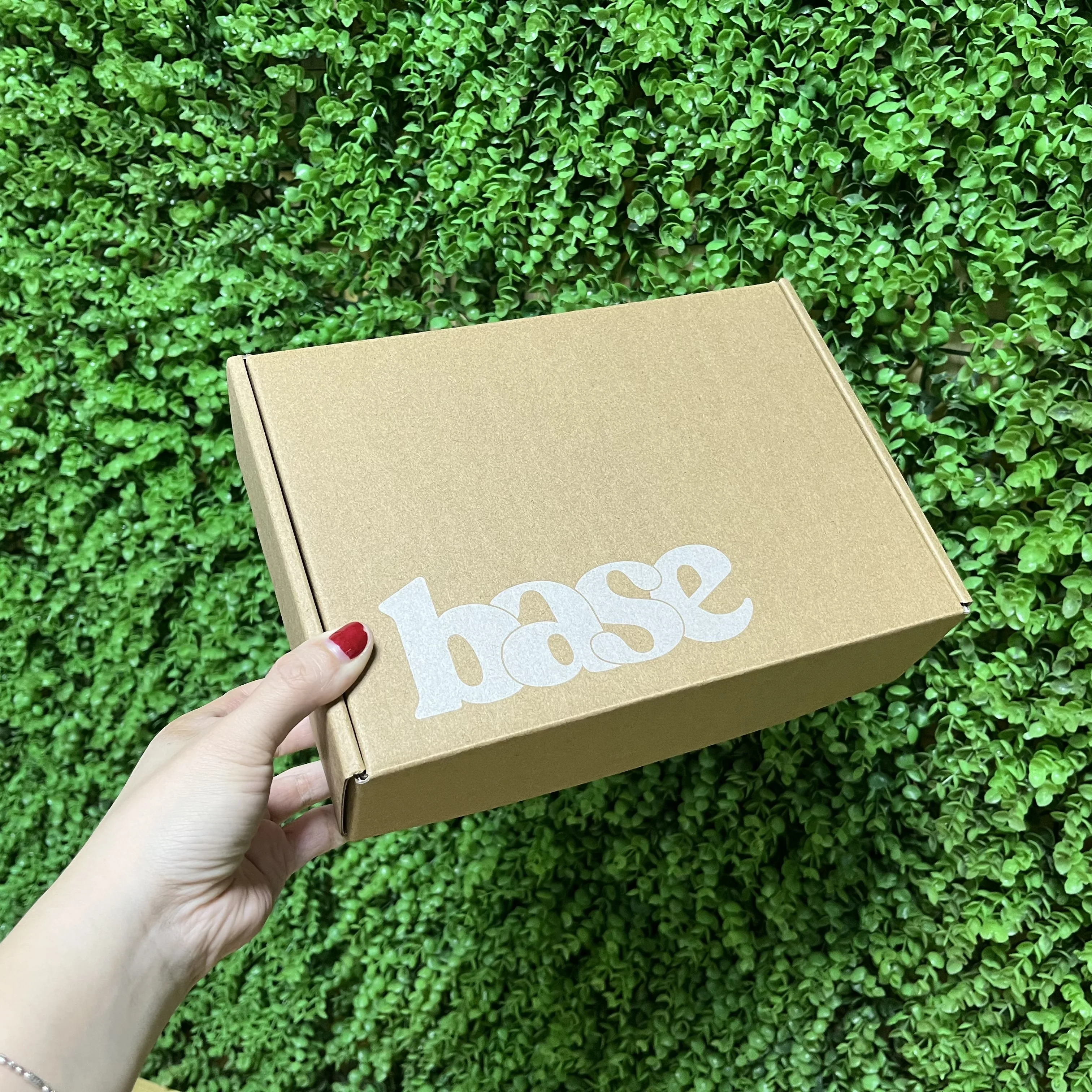 At Pack Fsc Customized Logo Pink Foldable Corrugated Carton Boxes For ...