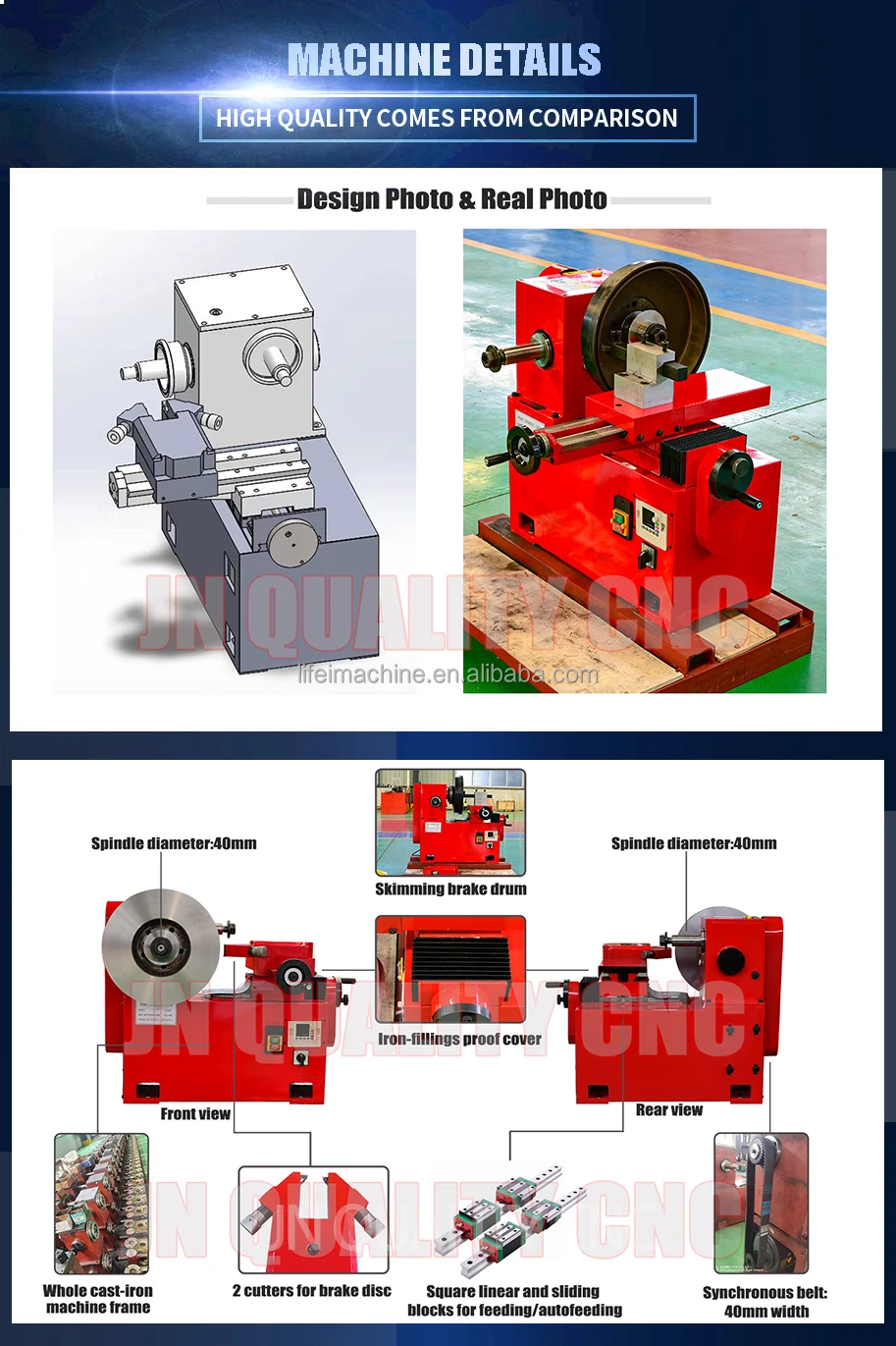 C9340 Automatic Brake Disc & Drum Cutting Lathe Machine - OEM Available