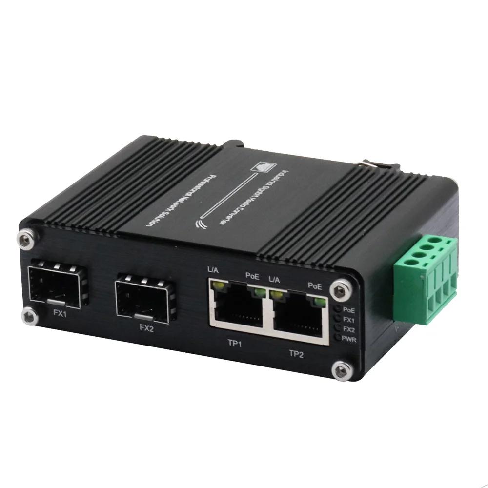 2-port 802.3at Poe With 2-port 100/1000x Sfp 30w Mit Mini Industrial ...