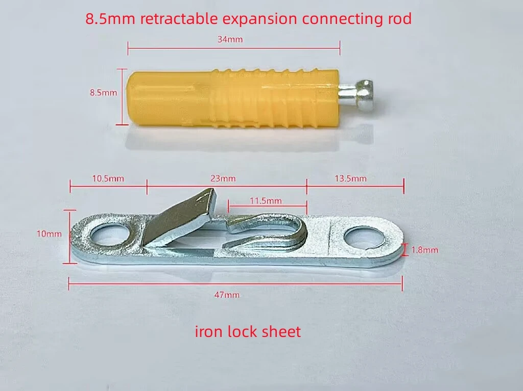 Factory Price Furniture Board Invisible Connector 2-in-1 Furniture ...