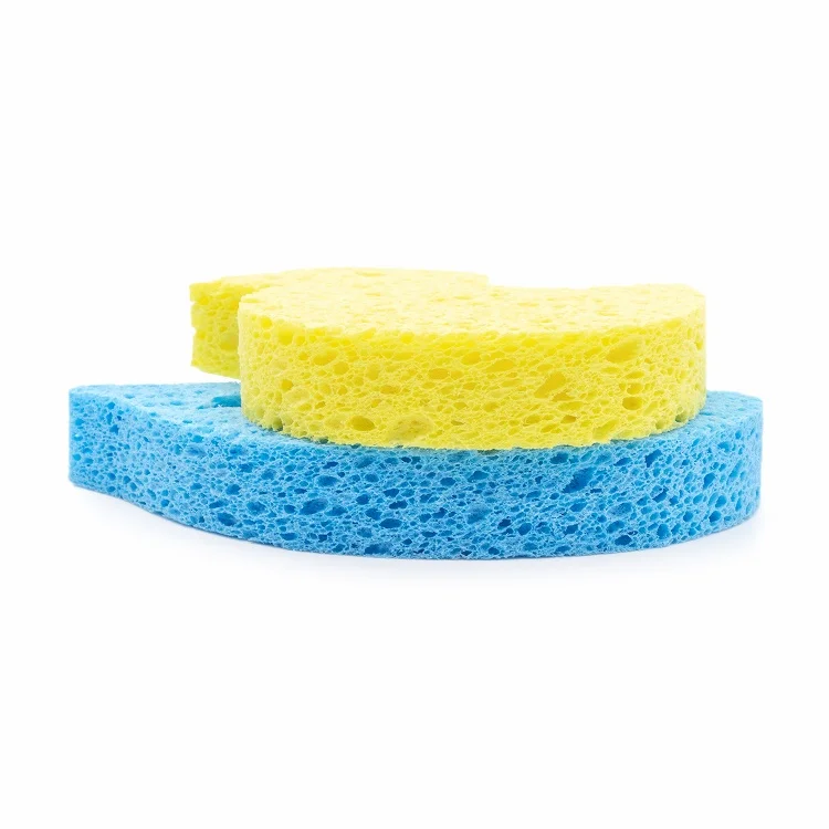 2 Pack Animal Shaped Natural Cellulose Exfoliating Body Scrubber ...