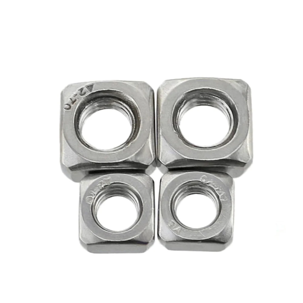 M8 M10 M12 M14 M16 M18 M20 Square Nut for Black Carbon Steel Grade 8.8