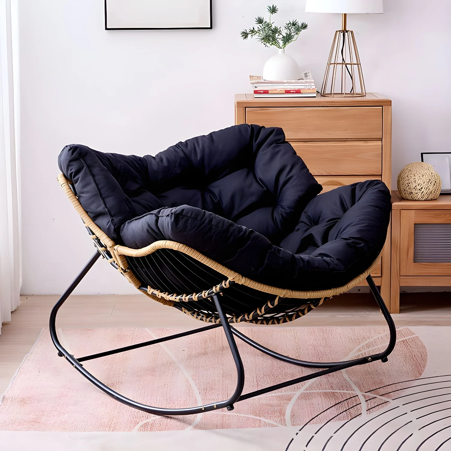 Alibaba.com: Steel hanging chair, oversized rocking design, modern ...
