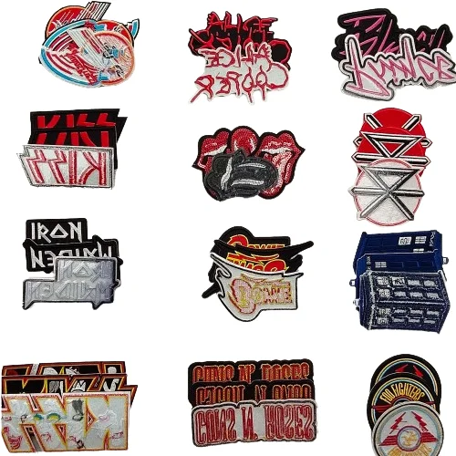 Custom Great Quality Embroidery Applique On Patches For Clothes Bags ...