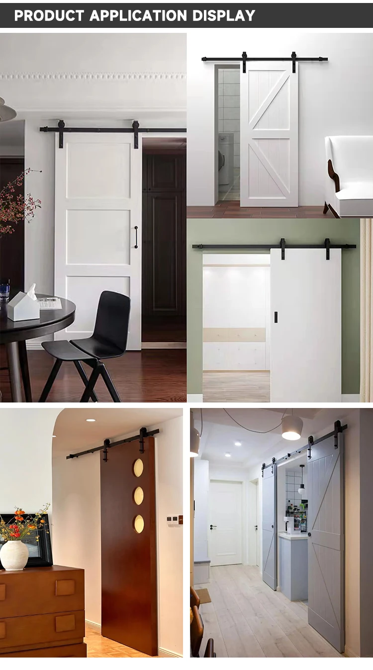 Modern Floating Invisible Solid Oak Ghost Barn Door, Bedroom, Kitchen ...