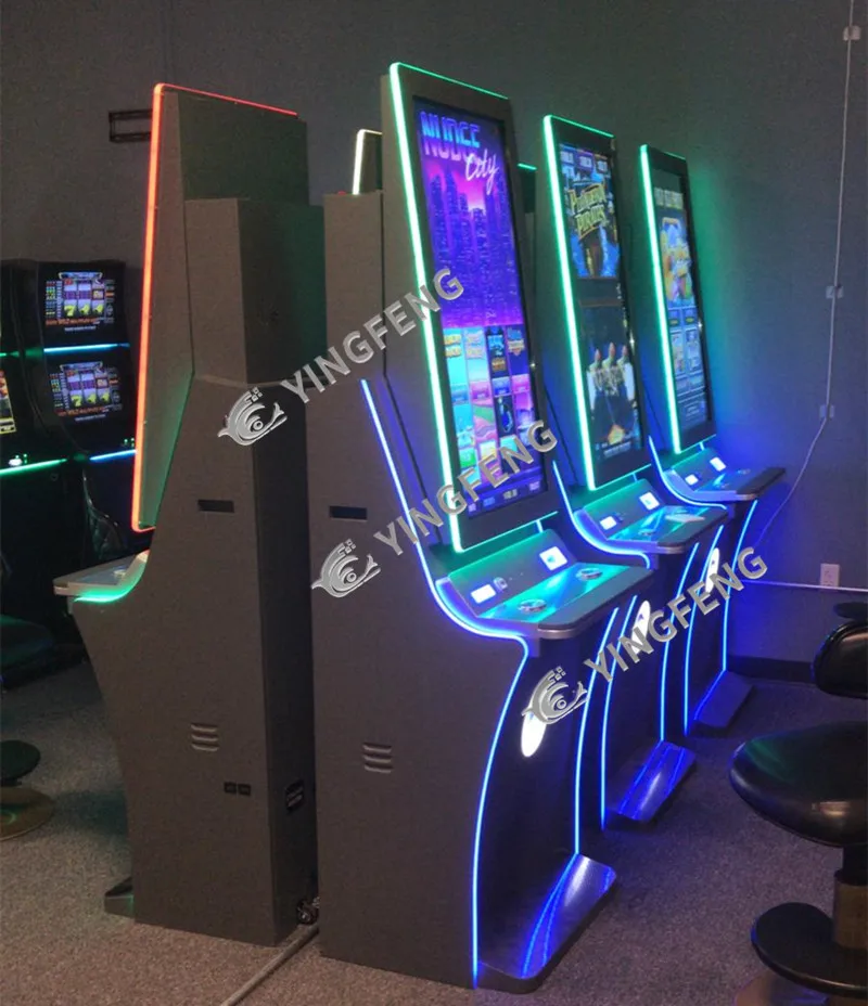 43inch Metal Cabinet Curve Wooden Cabinet USA Skill Game Machine