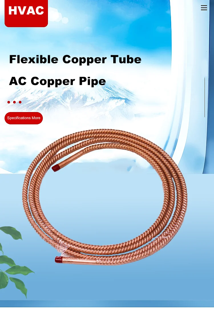 Wholesales Good Quality Air Conditioner Copper Flexible Hose Pipe - Buy ...