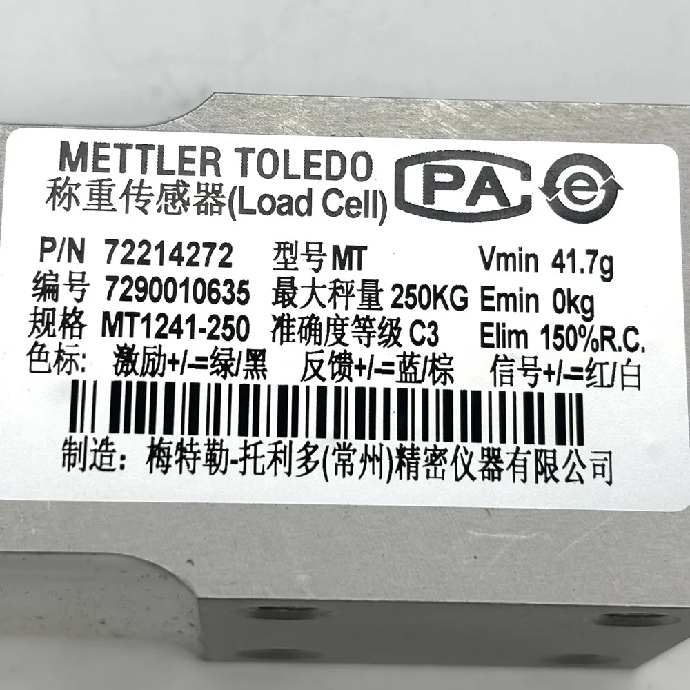 Mettler Toledo MT1241 Load Cell 250 Kg - IP65, Single Point