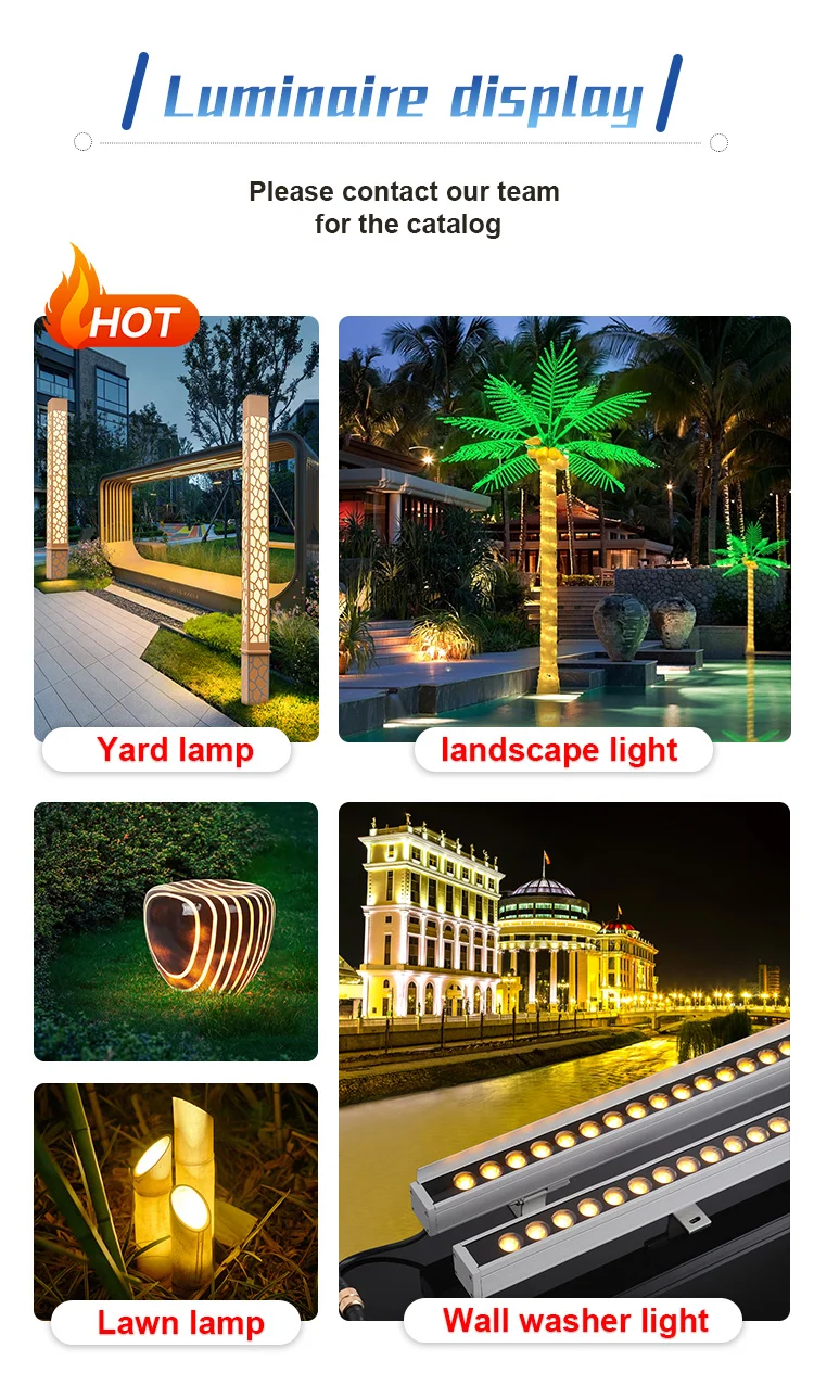 Outdoor Illumination Project Waterproof Rgb Linear Light Inground Ip65 ...