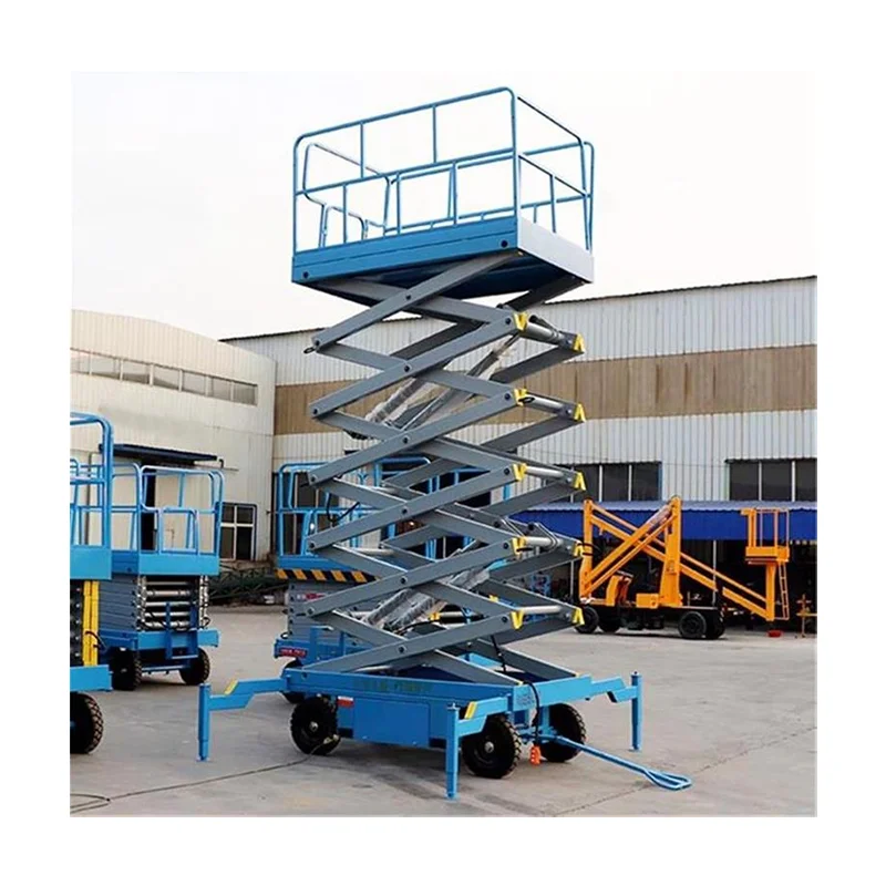 Electric Elevated Mobile Hydraulic Table Lift Engine Drive Single ...