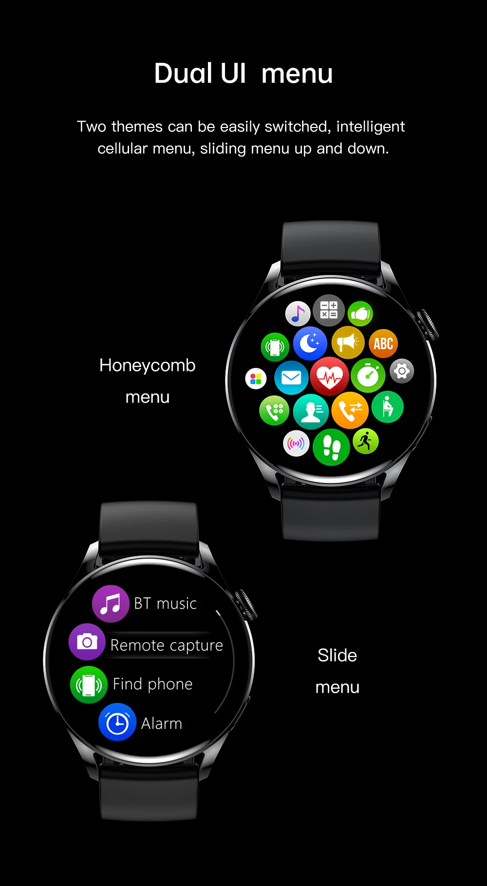 Wear 3 Pro Smart Watch Men Women For Android Ios Phone Waterproof Heart ...