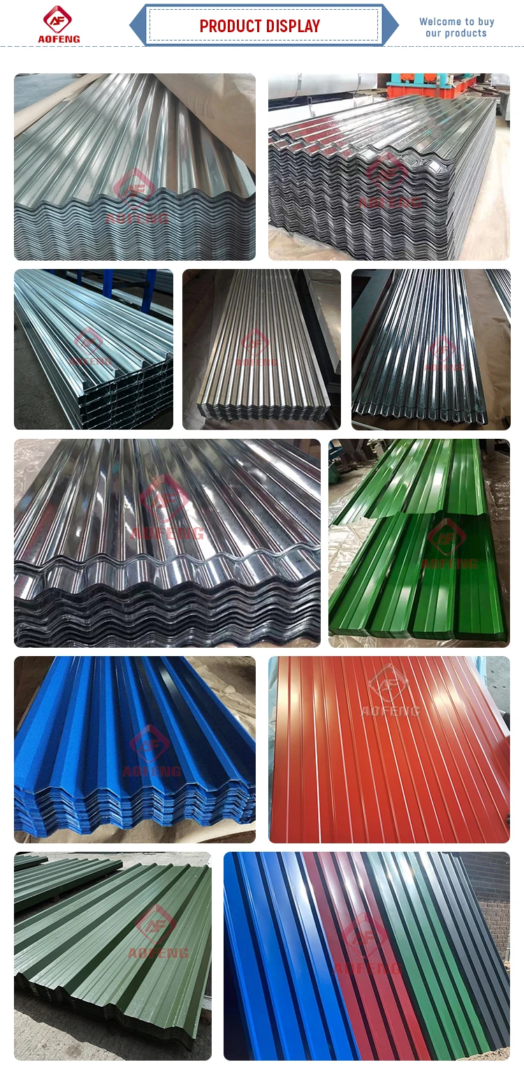 Baowu Steel Z275 Aluzinc Roofing Sheet Corrugated Color Coated ...