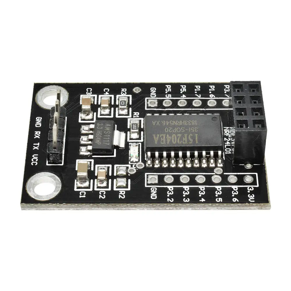Stc15f204+nrf24l01 Interface Wireless Driver Board Wireless Development ...