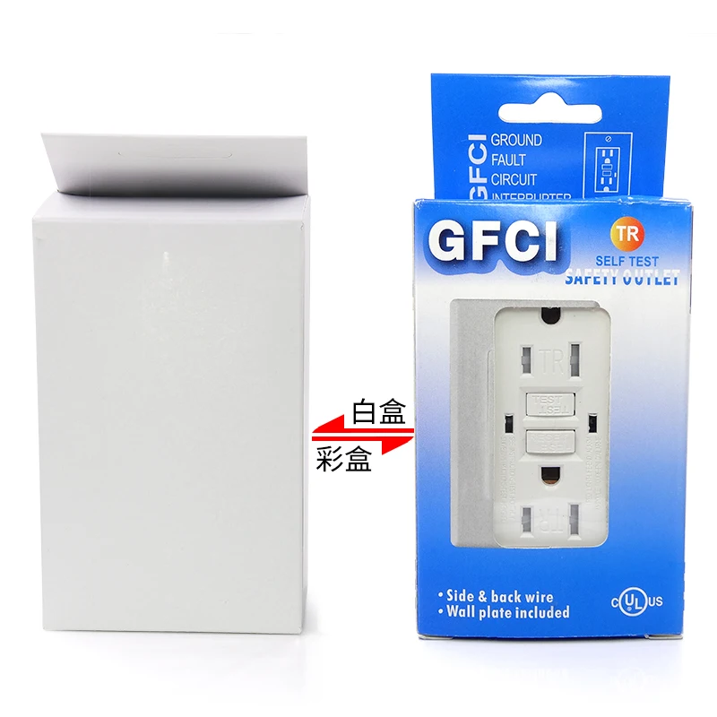 무거운 의무 220v 미국 Gfci Nema 5-20r 콘센트 중국 Gfci 콘센트 바닥 소켓 Pc 미국 Nema 리셉터클 ...