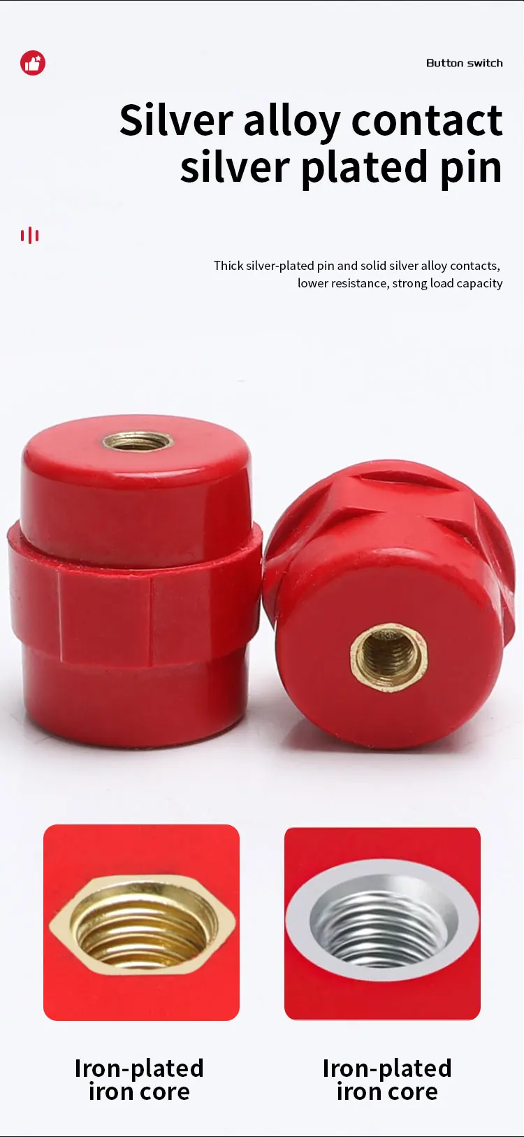 Wholesale Insulator SM Series Copper Screws Low Voltage Support Bus Bar ...