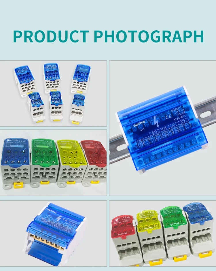 Demma Uk207 Multi Polo Electrical Power Distribution Terminal Block - Buy Multi Pole ...