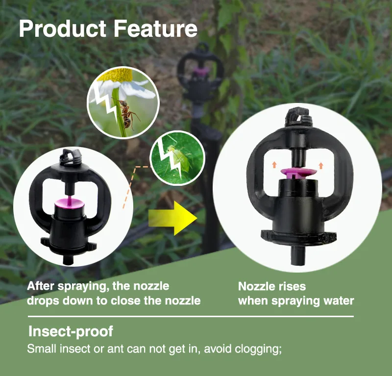 Micro Sprinkler and Microjet for Efficient Garden Irrigation