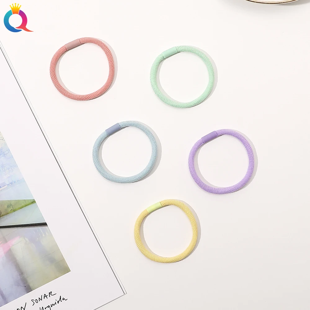 Durable Elastic Hair Tie Hairband Woman Ponytail Holder - Buy Hair ...