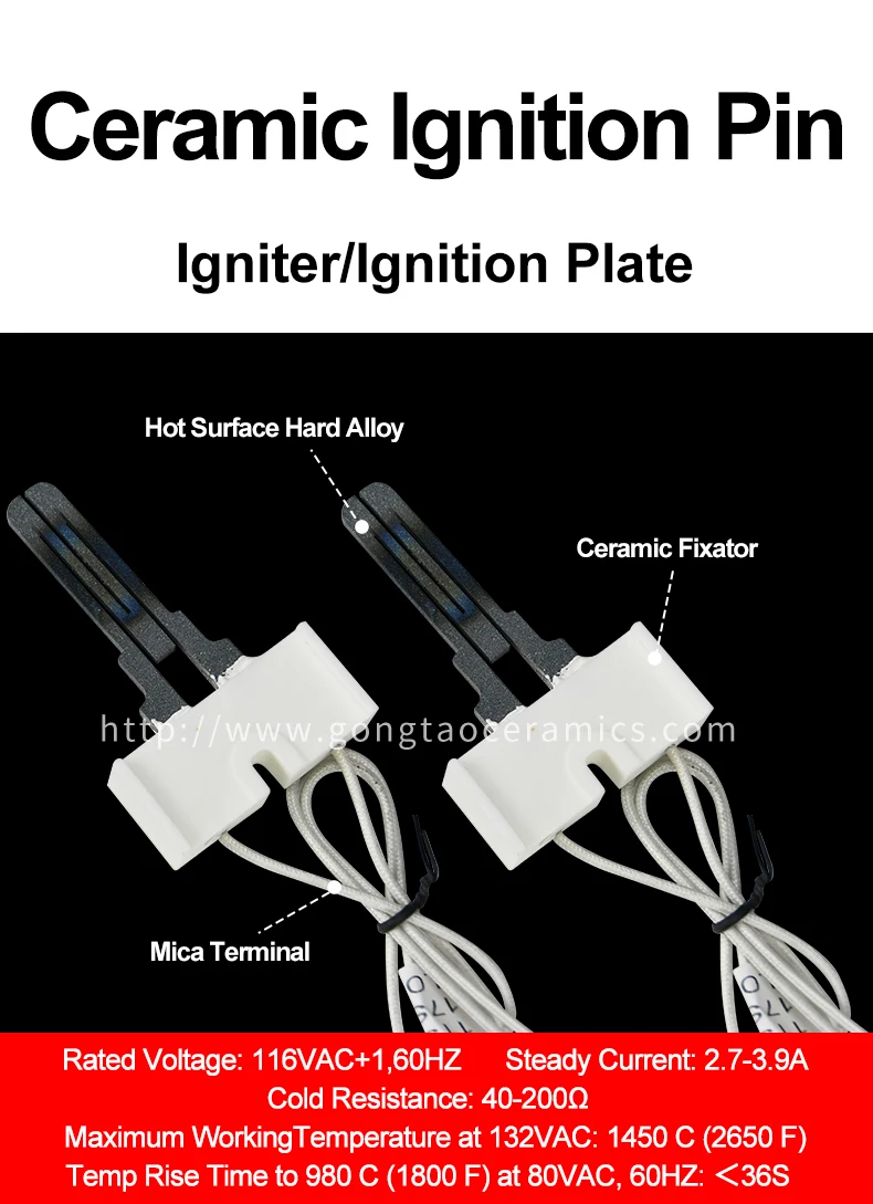 Sic Igniter Semiconductor Heating Element 767A-372| Alibaba.com