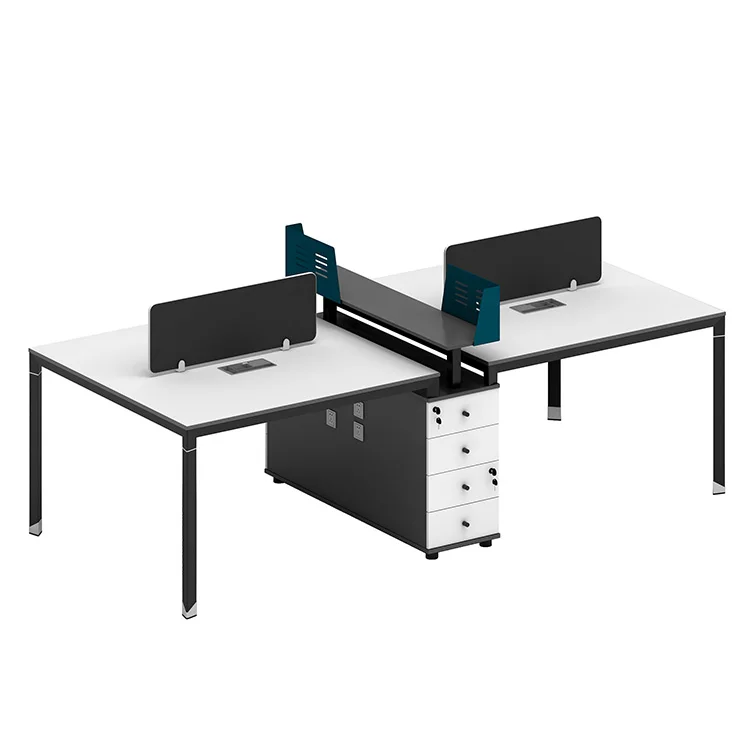 Executive Desk Ergonomic 4 Seats Workstation,Office Furniture 4 People ...